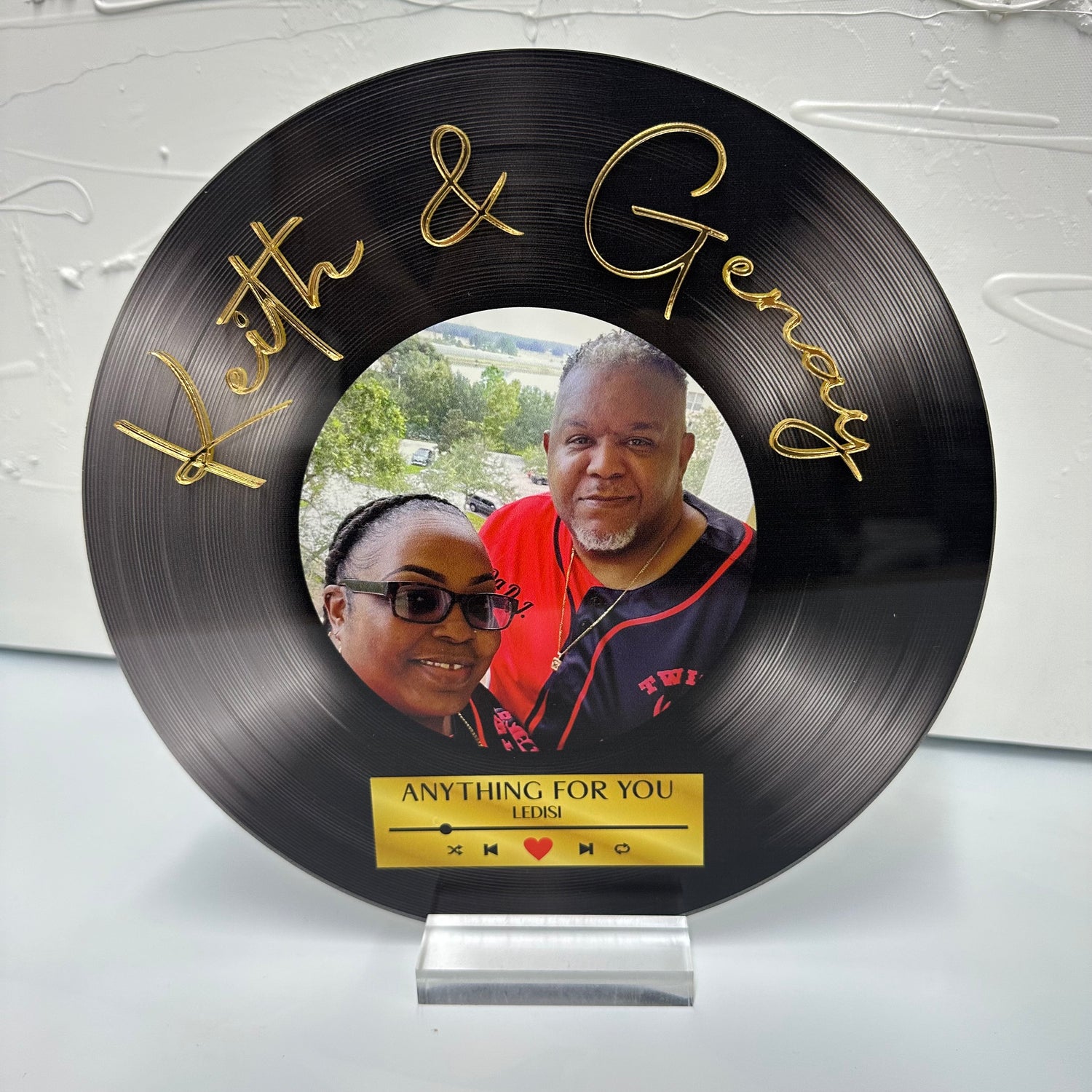 Personalized Vinyl Record Plaque. Fully Customizable | Song Plaque