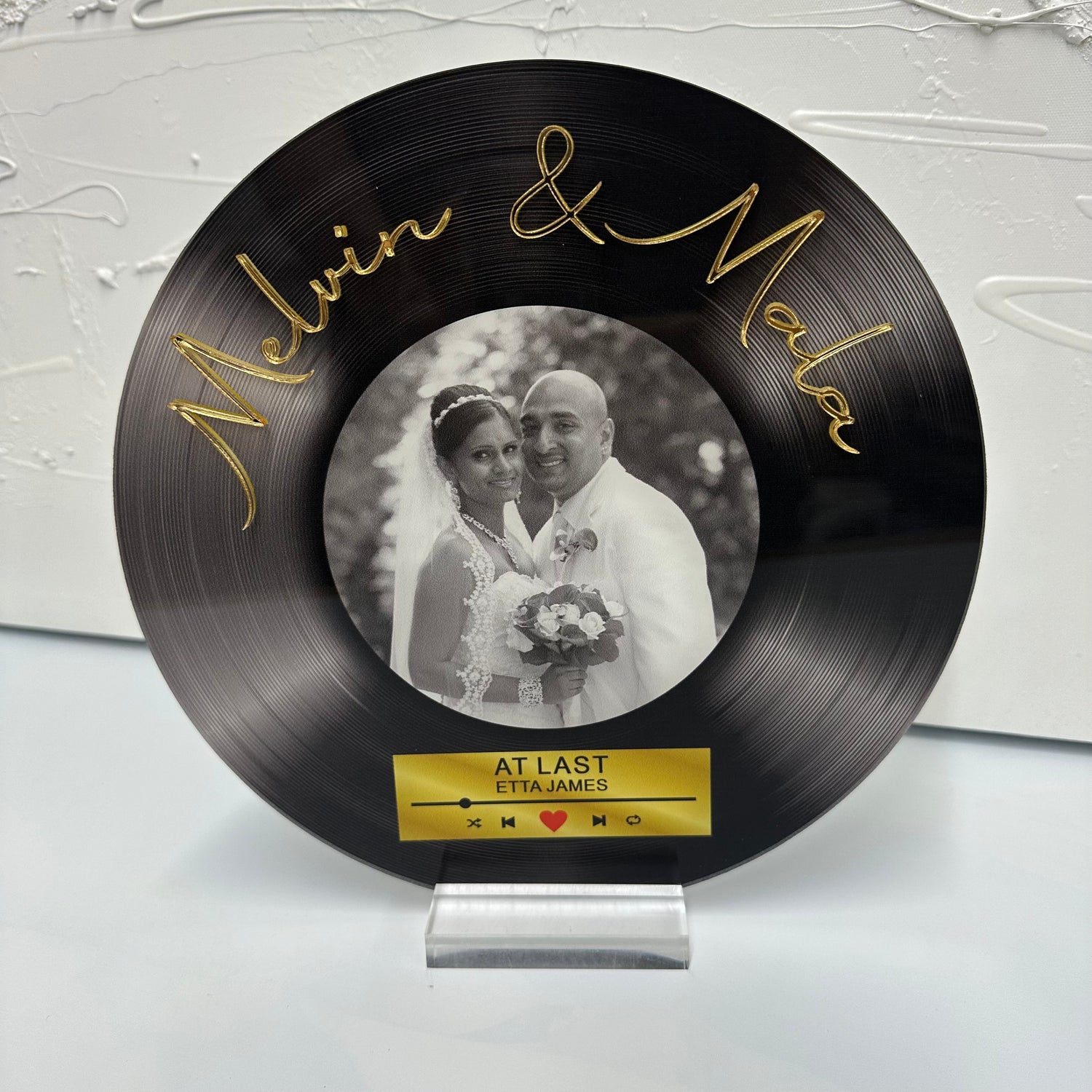 Personalized Vinyl Record Plaque. Fully Customizable | Song Plaque