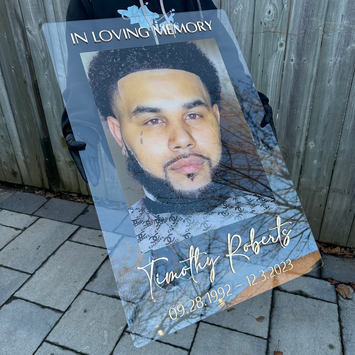 In Loving Memory Photo Acrylic Plaque